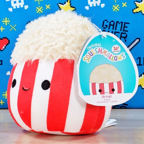 Squishmallows | Toys | Squishmallow Arnel The Bag Of Popcorn 5 ...